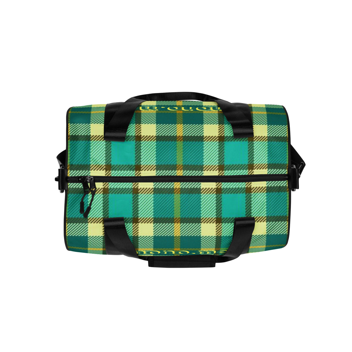 Gym Bag - Green Plaid – Mono.Me