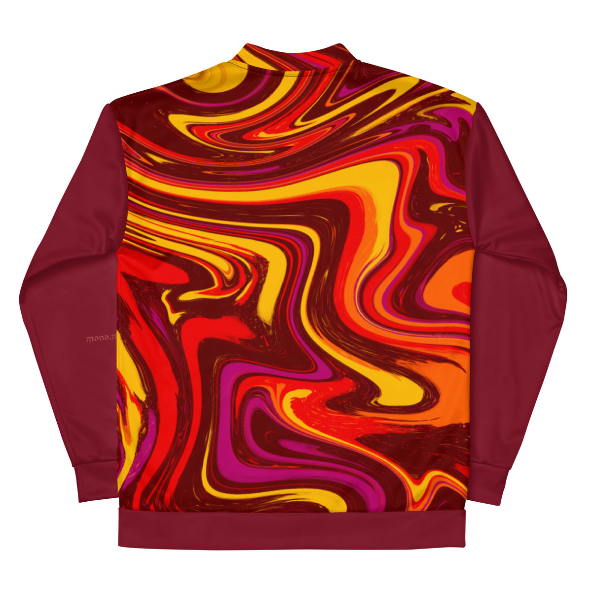 Bomber Jacket - Red Swirl – Mono.Me
